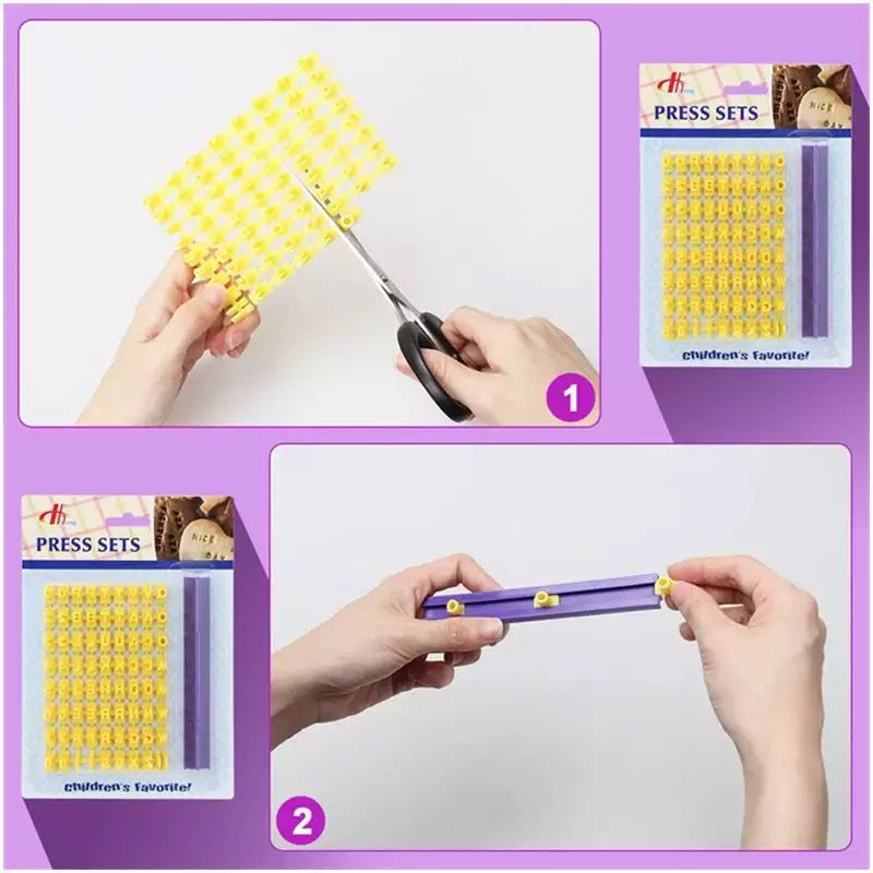 Mini Alphabet Letters Press Sets – Azucar Arte