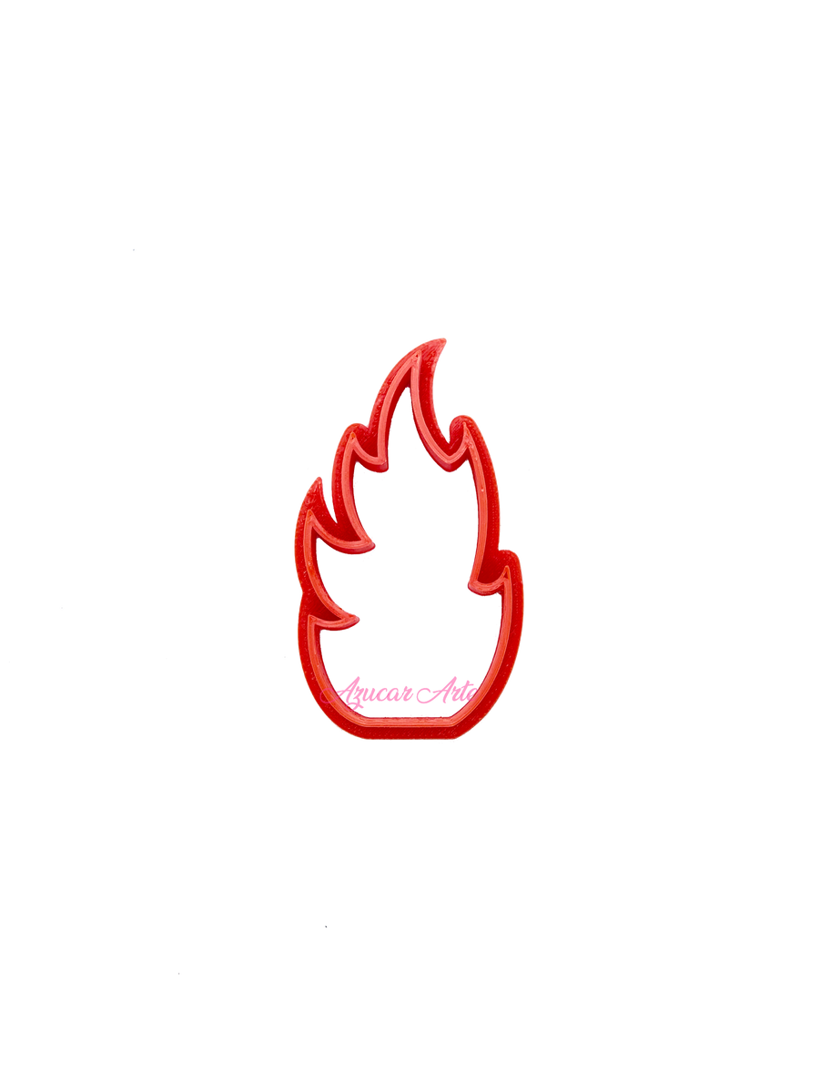 Fire Cookie Cutter – Azucar Arte